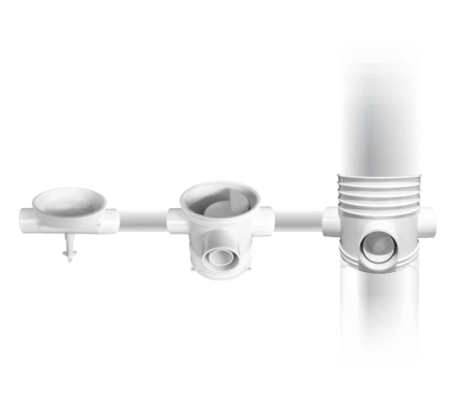 Model Side Flow Trap System & Gratings – Sansico