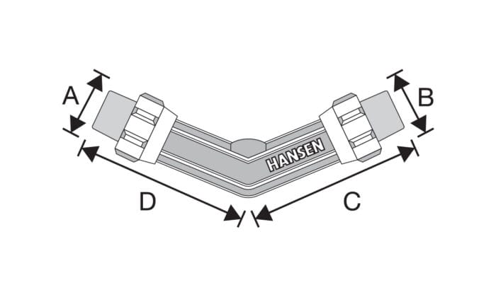 45° Equal Elbow – Sansico